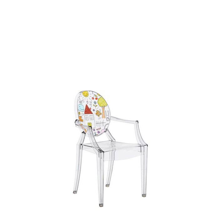 Lou Lou Ghost Chaise Cristale-Maison par Kartell | Chaise avec ...