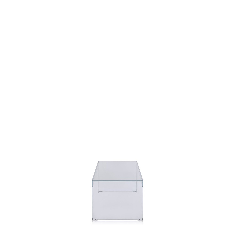 Invisible Side Table Basse Transparente par Kartell | Table basse extérieur