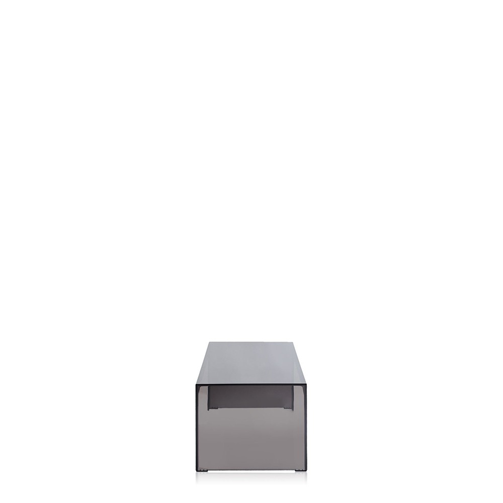 Invisible Side Table Basse Transparente par Kartell | Table basse extérieur