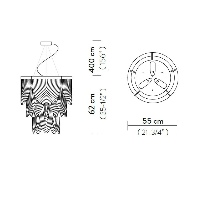 Ceremony Suspension par Slamp