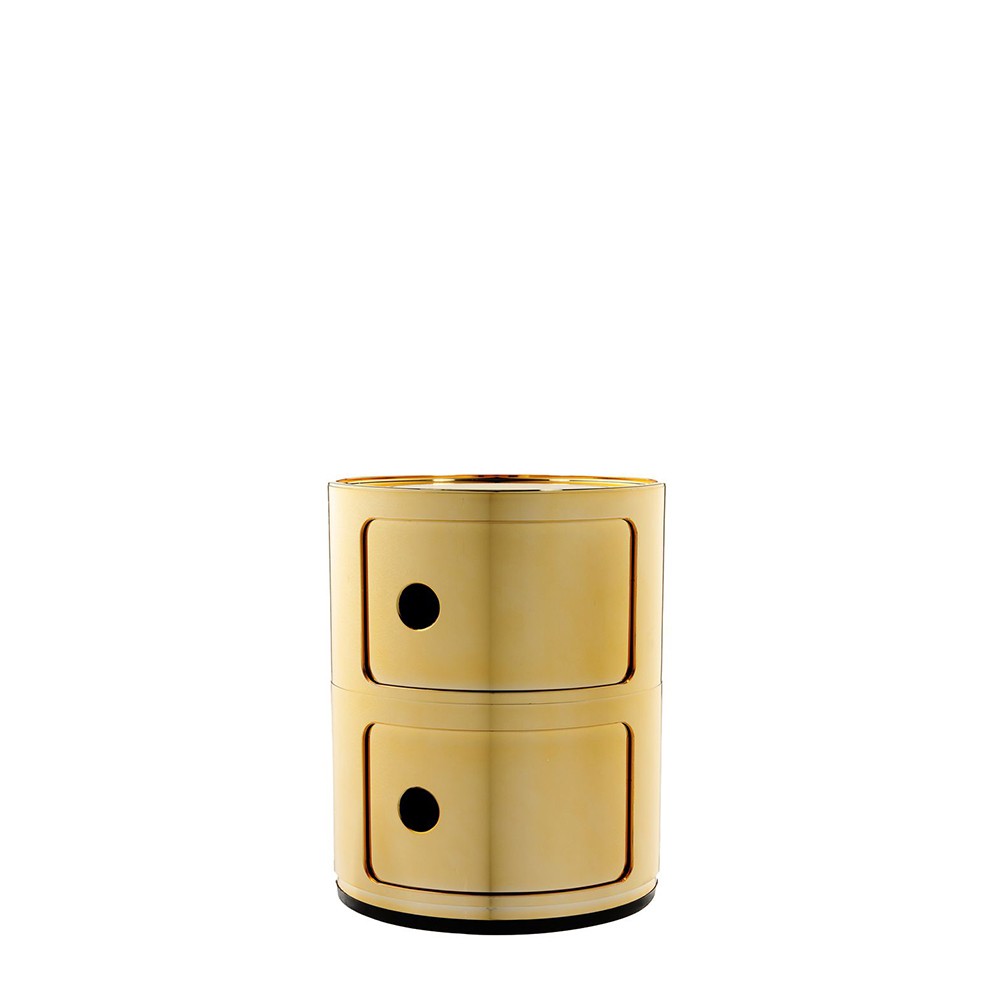 Componibili Table 2 Tiroirs par Kartell | Table de chevet