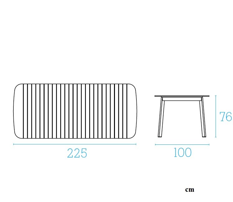 Shine Table de Repas par Emu | Table de repas extérieur