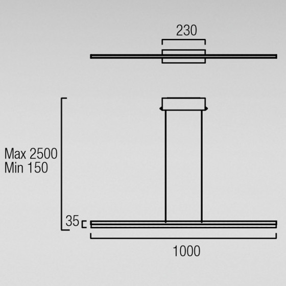 Winona Suspension LED par Excloosiva